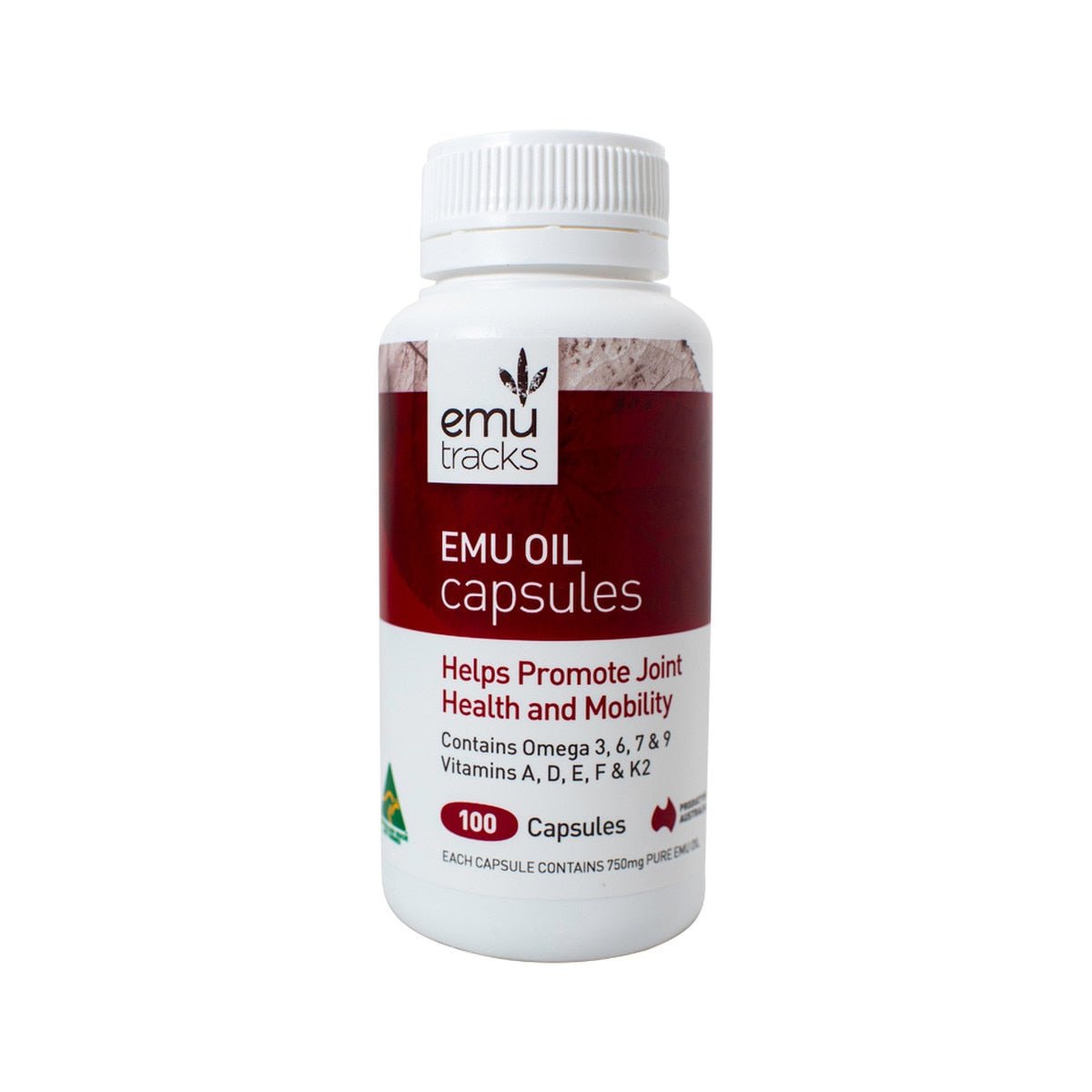 Buy Emu Tracks Emu Oil Capsules Online @ Yo Keto Australia