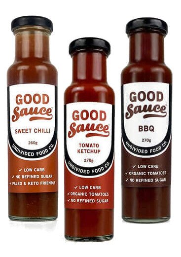 Buy UNDIVIDED FOOD CO GOOD SAUCE™ Sugar Free 3 Pack Online @ Yo Keto