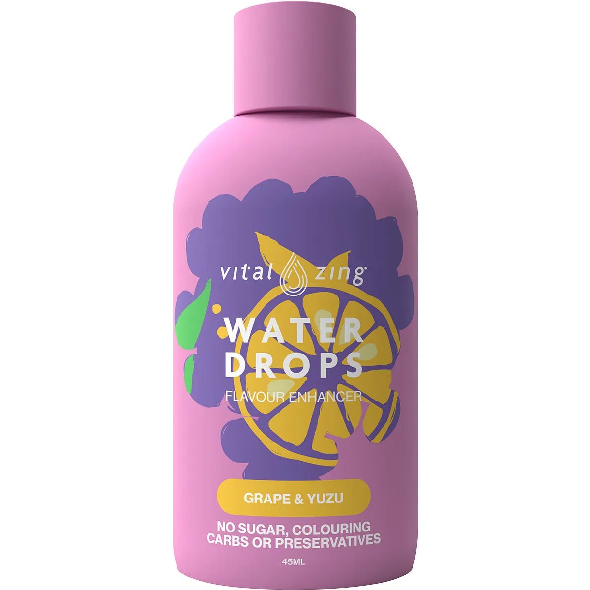 Buy Vitalzing Grape & Yuzu WaterDrops Online @ Yo Keto Australia