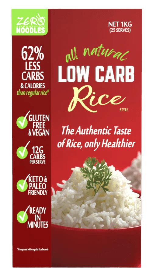 Buy Zero Low Carb Rice 1KG Pack Online @ Yo Keto Australia
