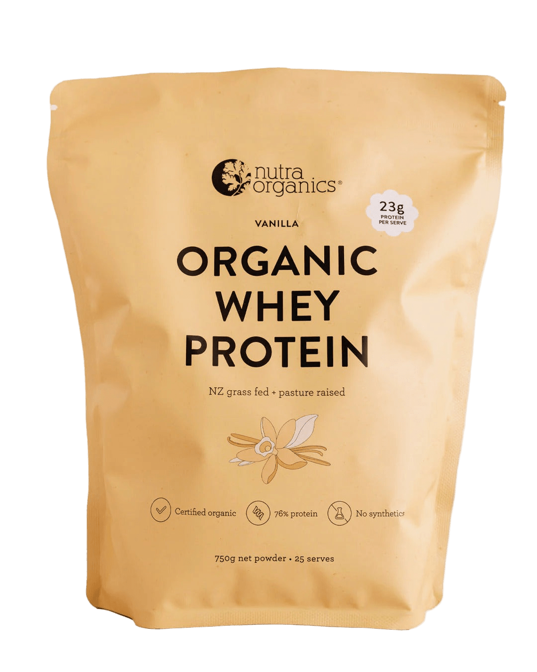 Nutra Organics Whey Complete Protein – Vanilla | Certified Organic NZ ...