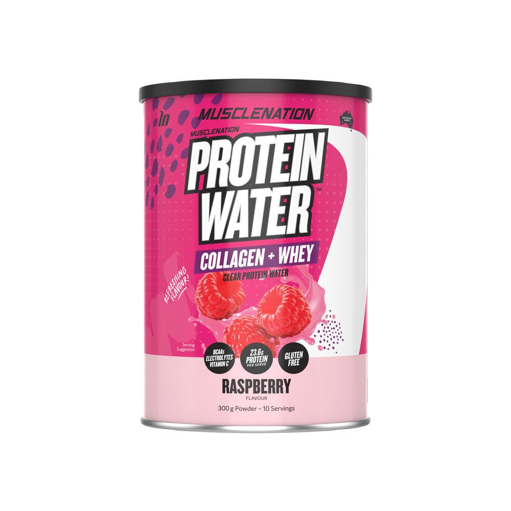 Buy Muscle Nation Protein Water - Raspberry - 300g
