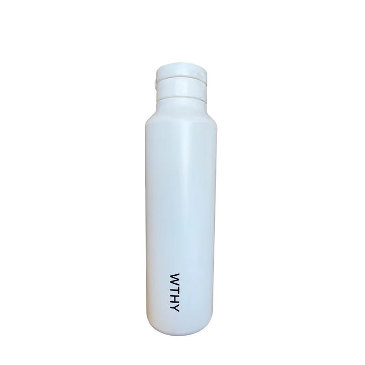 Buy Worthy Pure White 750ml Sugarcane Drink Bottle @ Yo Keto Australia