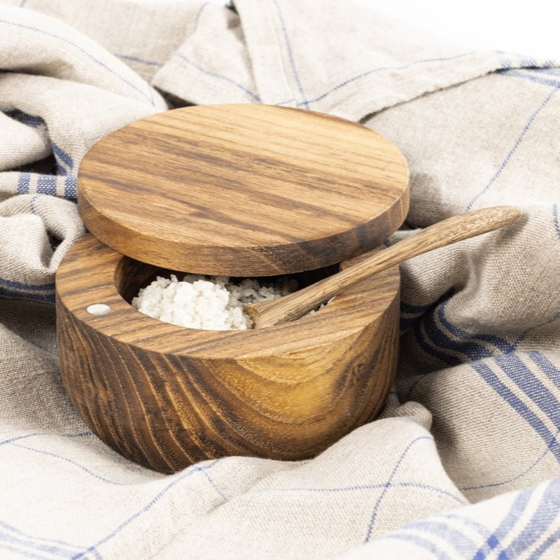 Buy Salt Of The Earth Acacia Wood Salt Box Online @ Yo Keto Australia