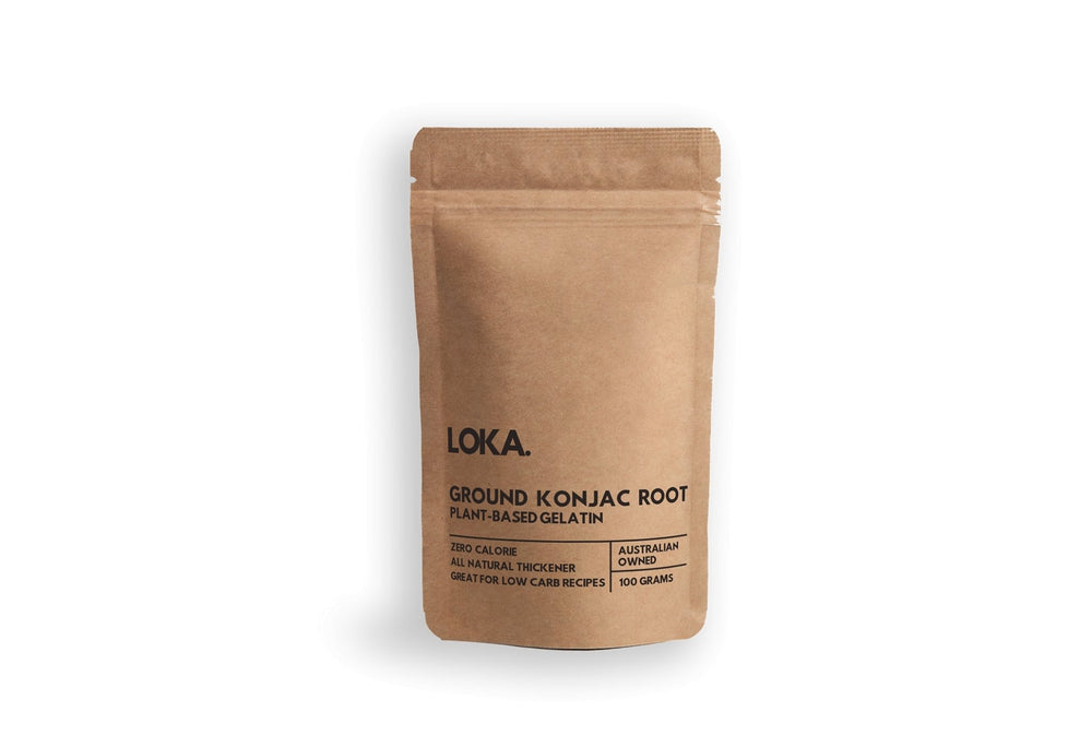 Buy Loka Ground Konjac Root / Glucomannan Powder @ Yo Keto Australia