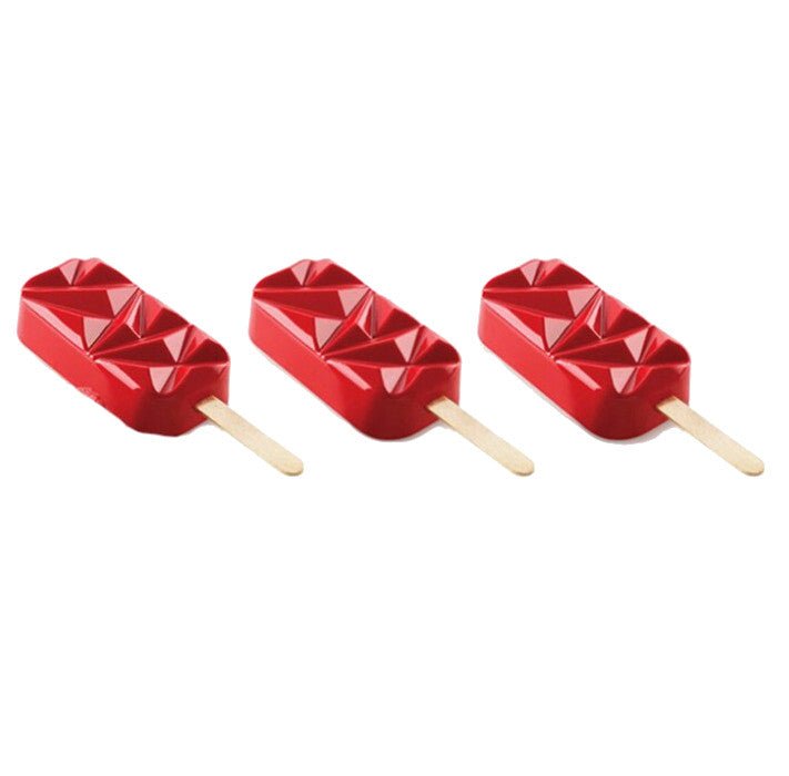 Ice Cream / Popsicle Mould - Large Diamond + 50 Sticks