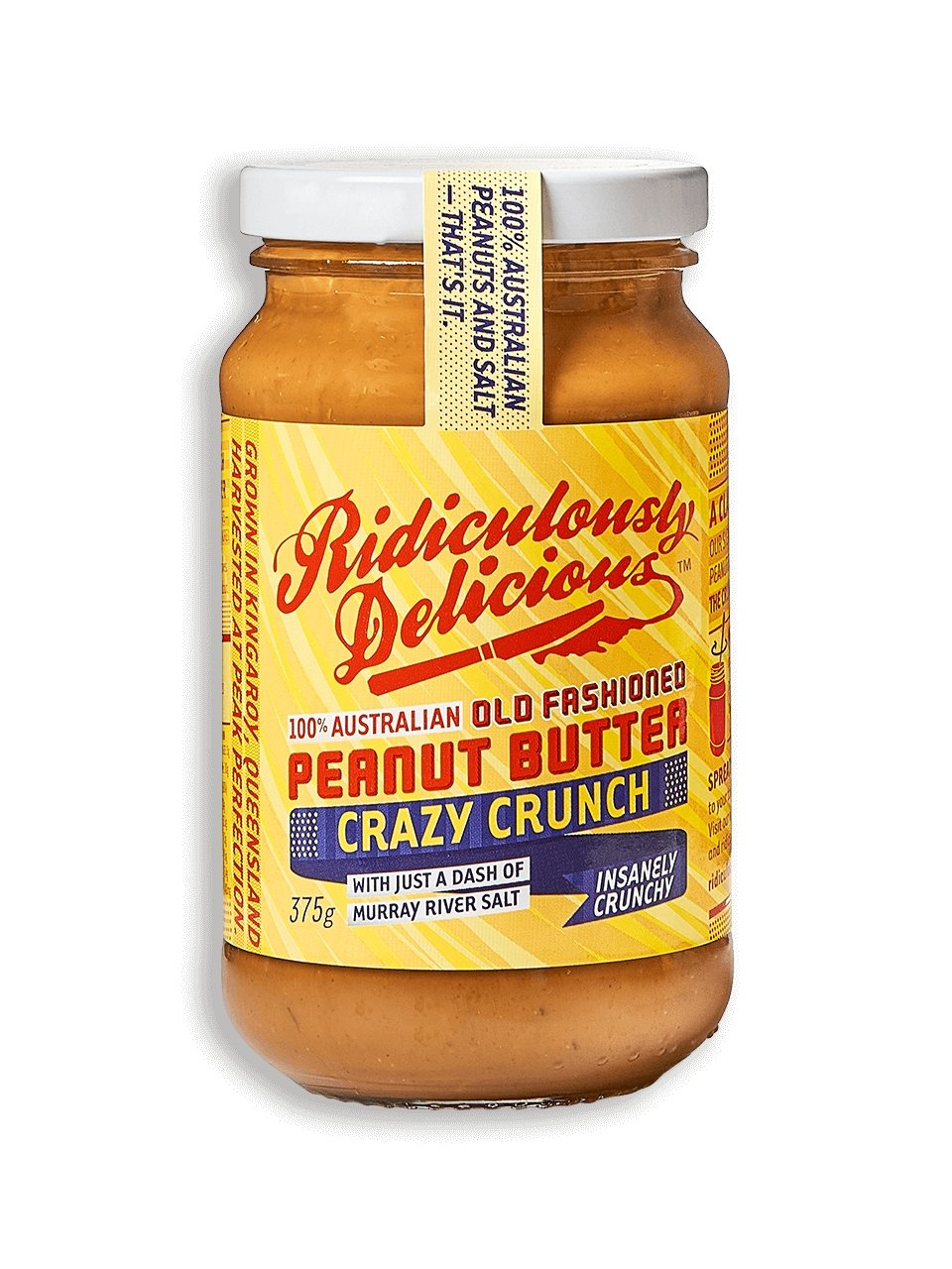 Buy Ridiculously Delicious Crazy Crunch Peanut Butter @ Yo Keto AU