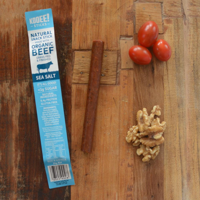Buy KOOEE! Organic Beef Stick Sea Salt Online @ Yo Keto Australia