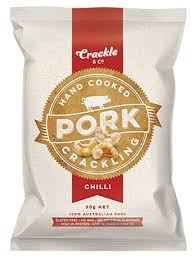 Buy Crackle & Co Chilli Pork Crackling Online - Low Carb & Keto Friendly
